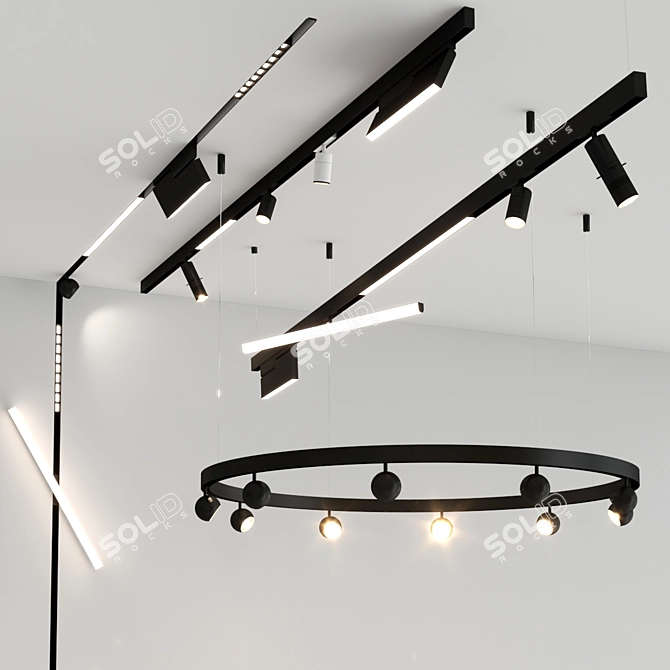 INFINITY Track Lights: Flexible, Efficient, Wireless 3D Model ...