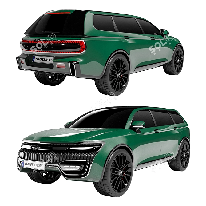 MVM Spruce SUV: Powerful and Stylish 3D Model - SolidRocks.net