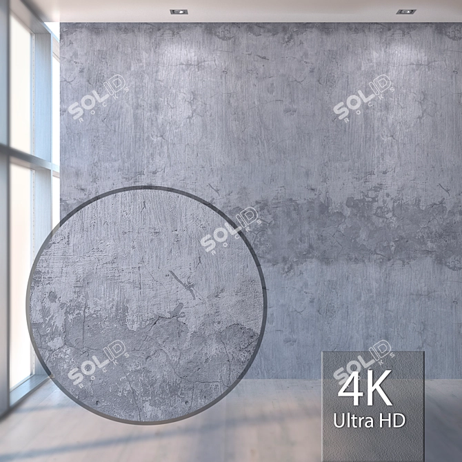 Seamless Plaster Texture Kit 3D Model - SolidRocks.net