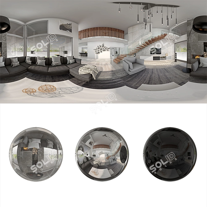 High-Resolution HDRI Texture 3D Model - SolidRocks.net