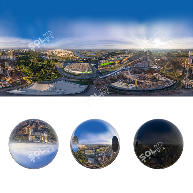 High-Resolution HDR Textures 3D Model - SolidRocks.net