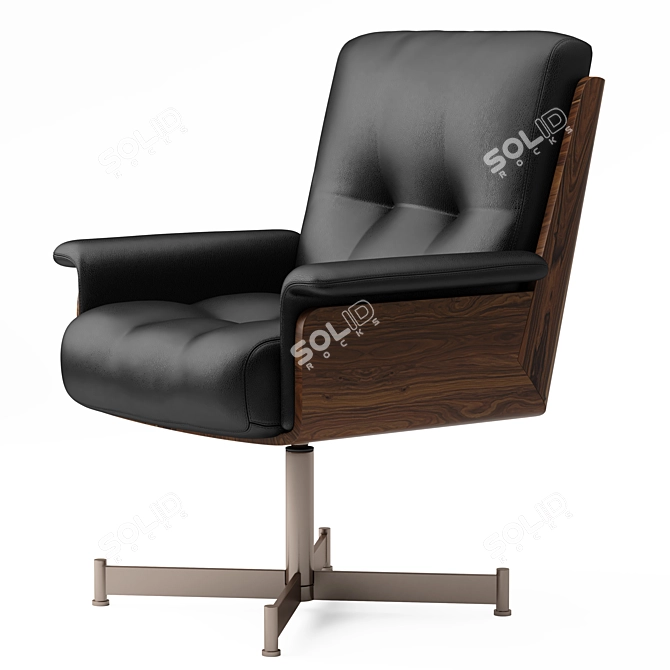 Modern Minotti Daiki Studio Armchair 3D Model - SolidRocks.net