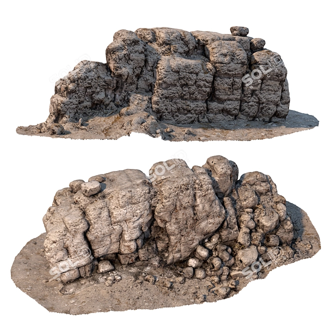 Ancient Egyptian Ruins 3D Model 3D Model - SolidRocks.net