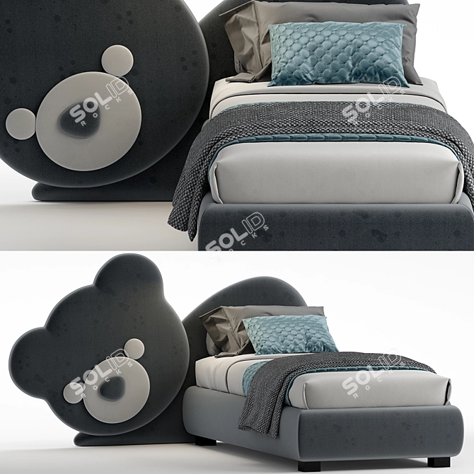 Cozy Comfort: Bside_Ted Bed 3D Model - SolidRocks.net