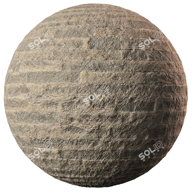 Elegant Brick Design 3D Model - SolidRocks.net