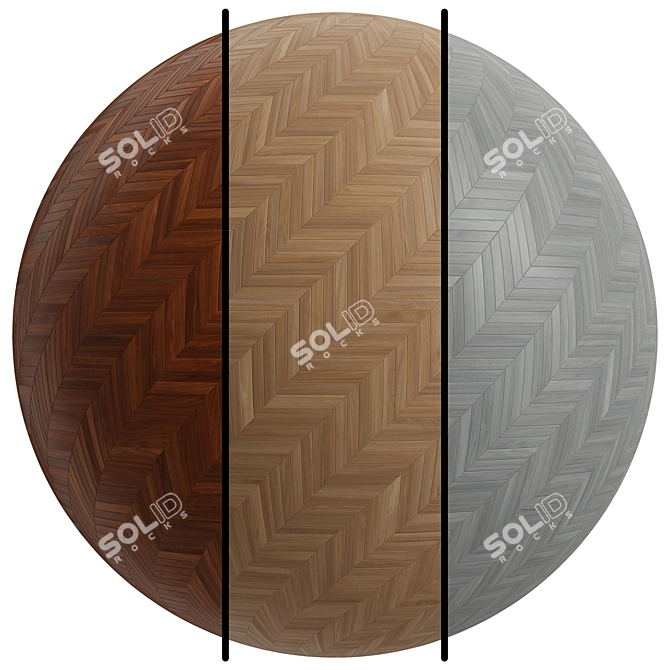 Oak Wood Parquet Texture Set 3D Model - SolidRocks.net