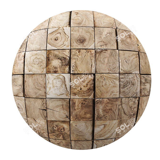 Wonderwall Studios Wood Wall - Jungle PBR Material 3D Model ...