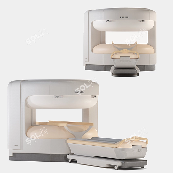 Philips Open MRI Scanner 3D Model - SolidRocks.net