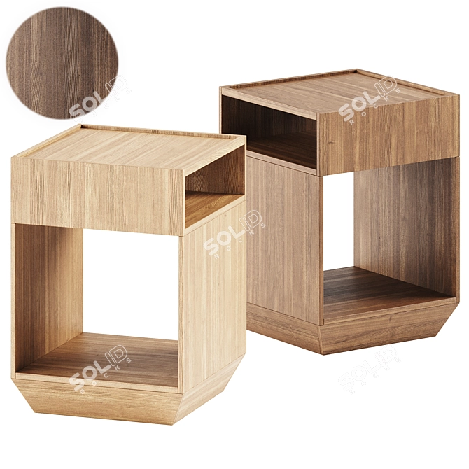 Contemporary PILE Side tables by ASPLUND 3D Model - SolidRocks.net