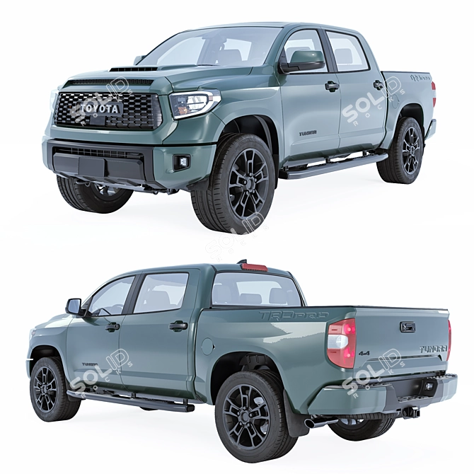 2021 MAX Toyota Tundra TRD 3D Model - SolidRocks.net
