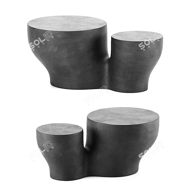 Modern Design Out Score Coffee 3D Model - SolidRocks.net