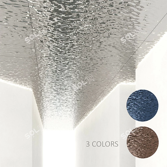 Ripple Water Ceiling Panel 3D Model - SolidRocks.net