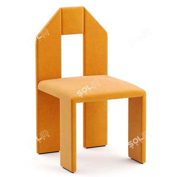 Elegant Pierre Frey Ribbon Chair 3D Model - SolidRocks.net