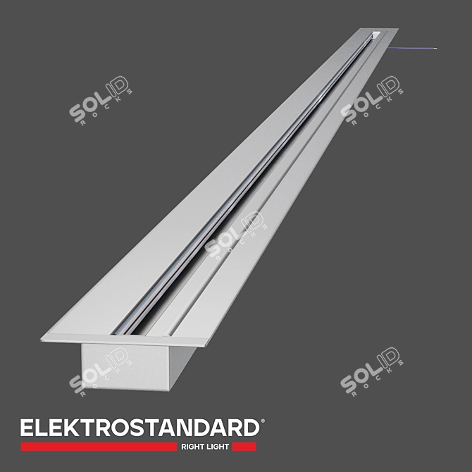 Elektrostandard Recessed Single-Phase Track Rail 3D Model - SolidRocks.net