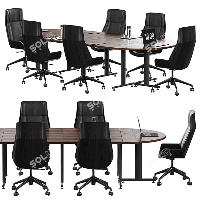 Versatile 2016 Meeting Table Solution 3D Model - SolidRocks.net