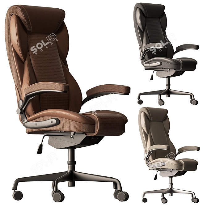 Ergo Comfort Office Chair 31 3D Model - SolidRocks.net